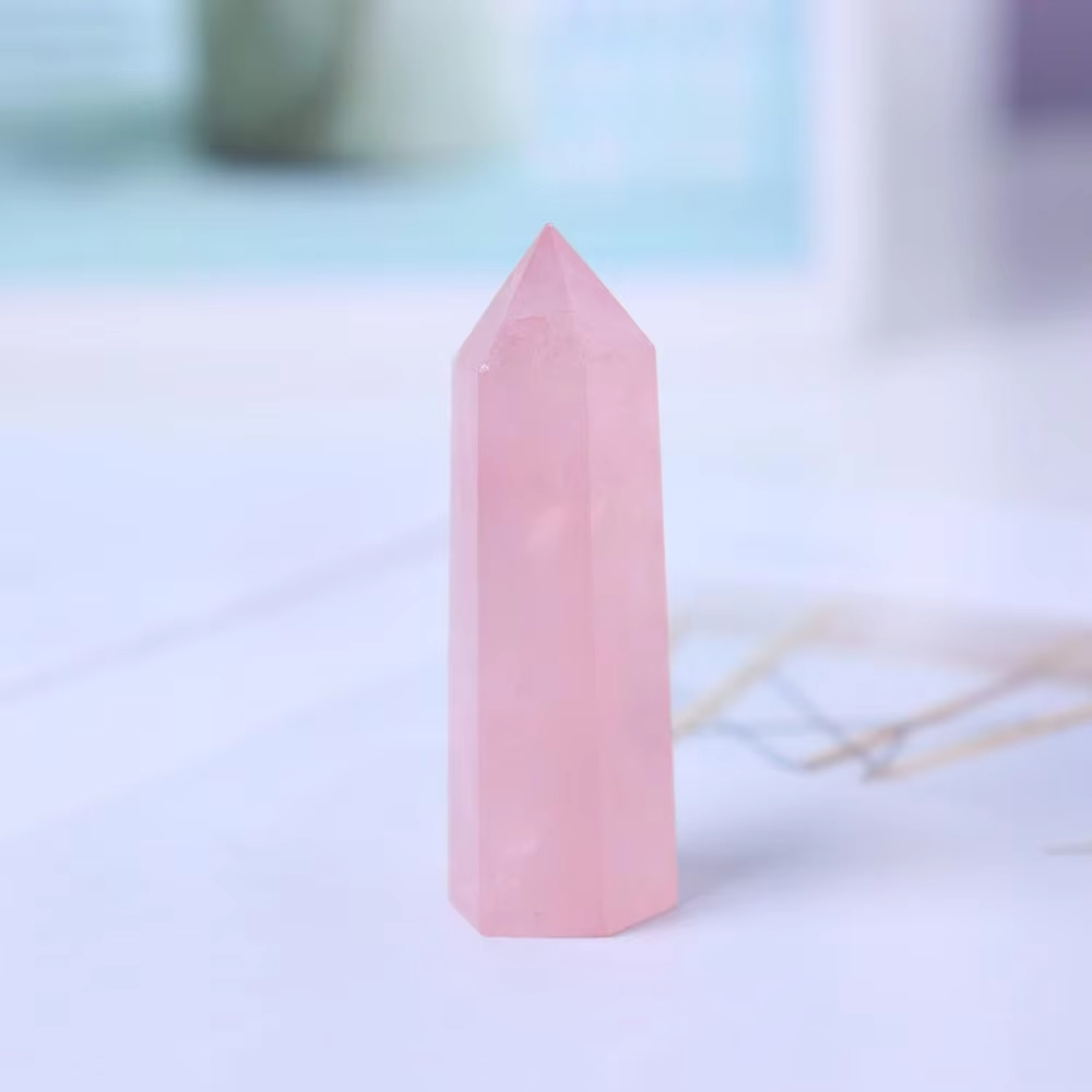 Rose Quartz Tower – Bhoma Jewelry