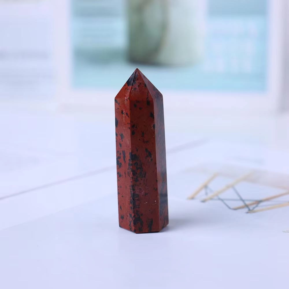 Red Obsidian Tower – Bhoma Jewelry